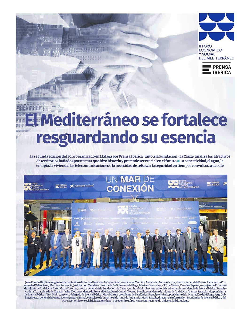 II Foro Económico Y Social Del Mediteráneo. El Mediterráneo Se ...
